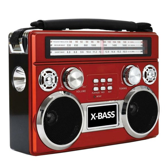 Supersonic | Portable Audio & Video | New Supersonic Red Portable Retro ...